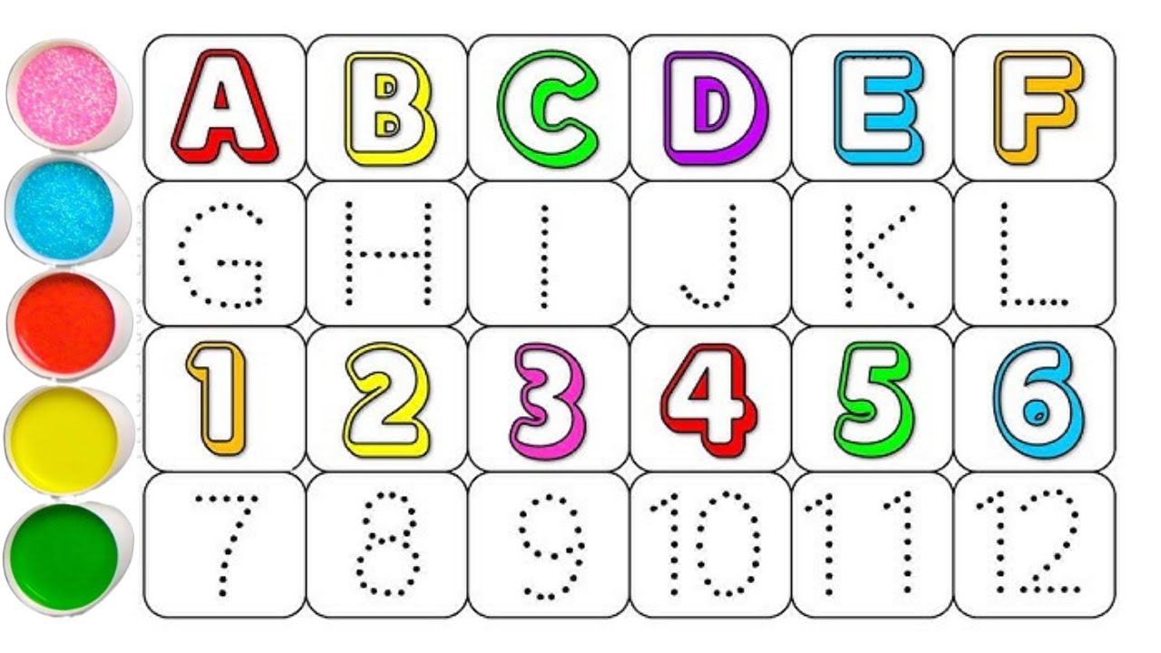 Learn abc alphabet and numbers Counting,learn alphabet,123,abc song ...