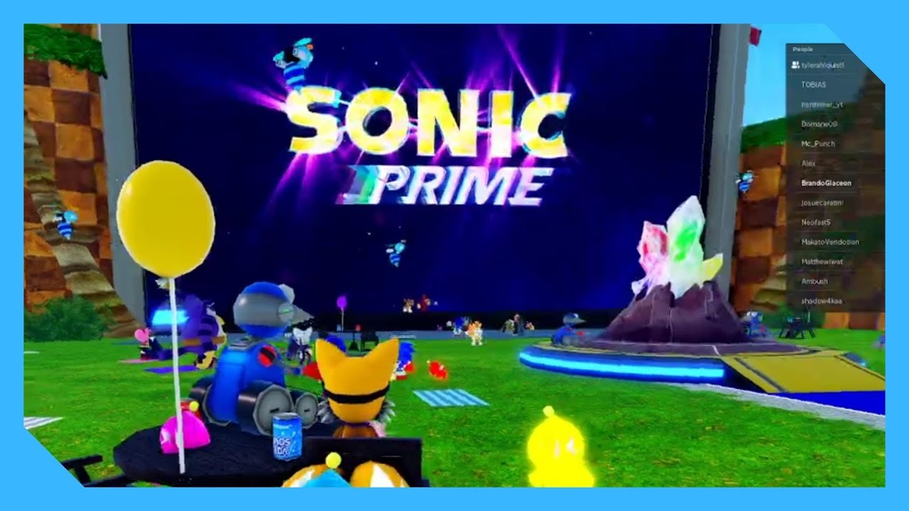 [ARCHIVE] Sonic Prime's Roblox Premiere (Sonic Speed Simulator) - YouTube