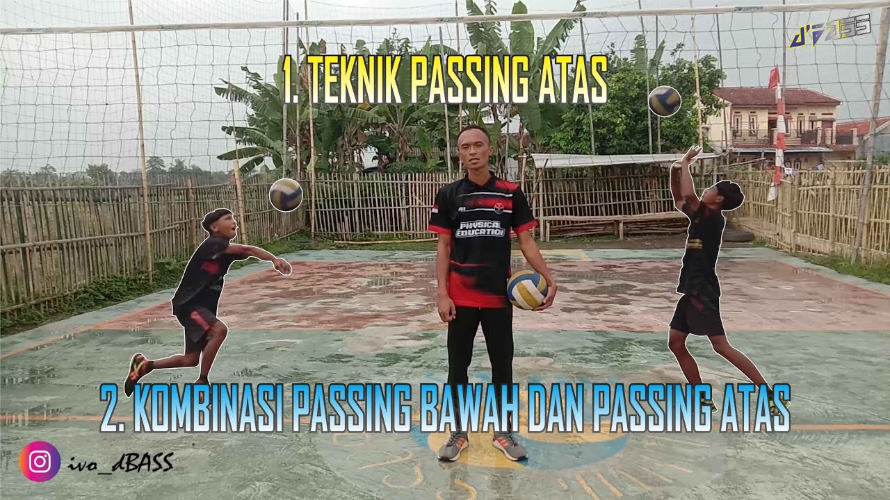 PASSING ATAS BOLA VOLI + KOMBINASI PASSING BAWAH DAN PASSING ATAS - YouTube