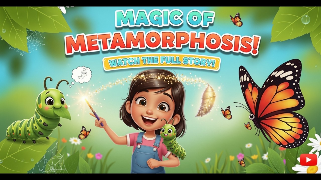 Magic of Metamorphosis: How a Caterpillar Becomes a Butterfly! 🦋 | Fun ...