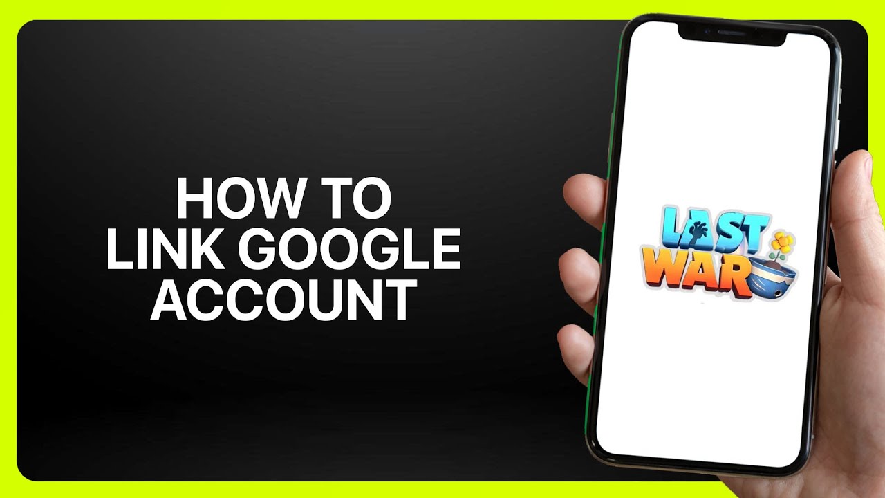 How To Link Google Account Last War Survival Game ! Tutorial - YouTube