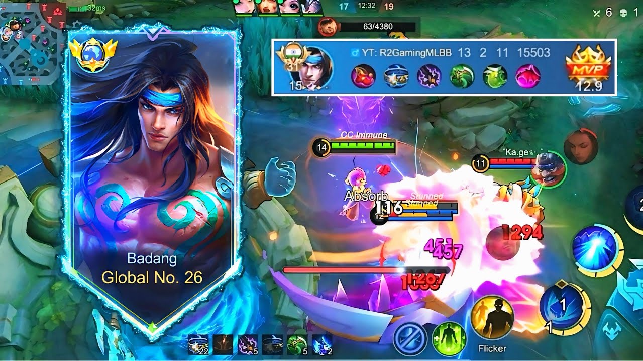 Badang roam with tank emblem carried the match 💯 | badang best build ...