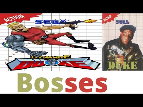 Dynamite Duke Bosses Master System - YouTube