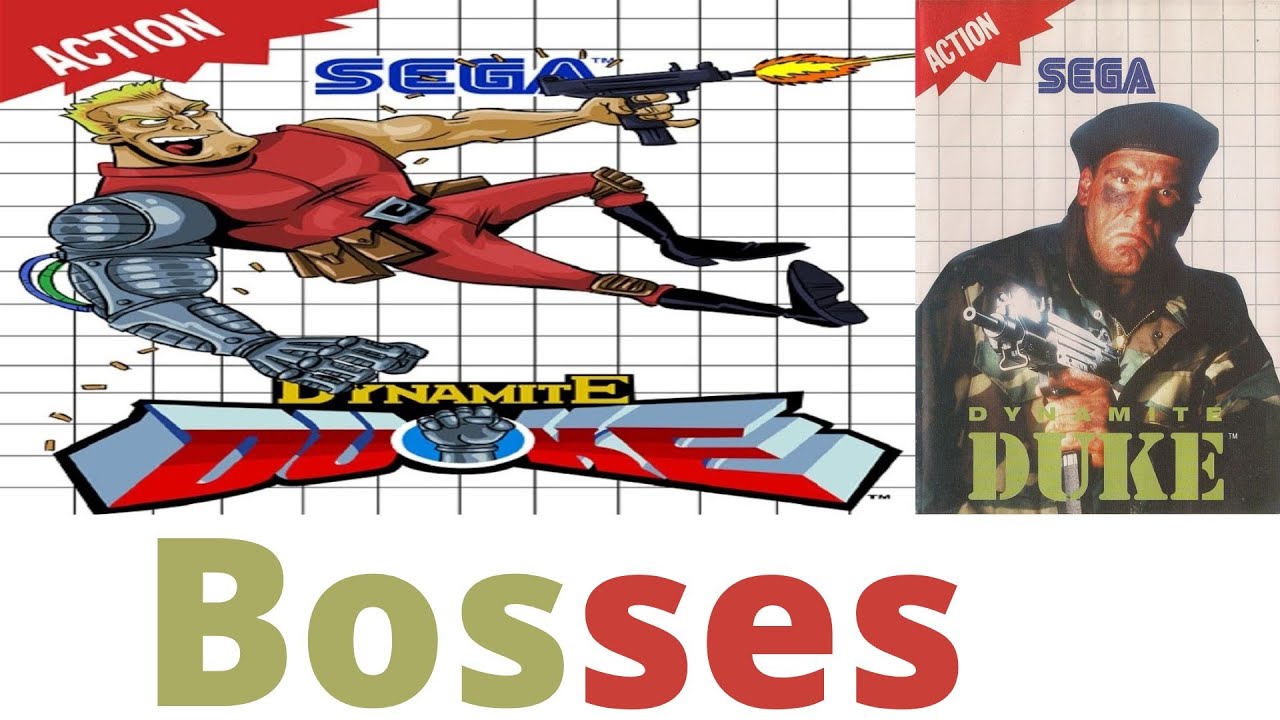 Dynamite Duke Bosses Master System - YouTube