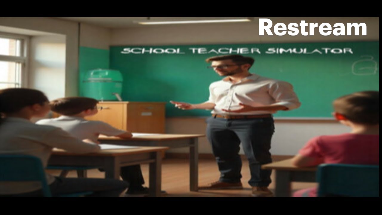 Bora testar essa Key que recebi do #keymailer #schoolteachersimulator ...