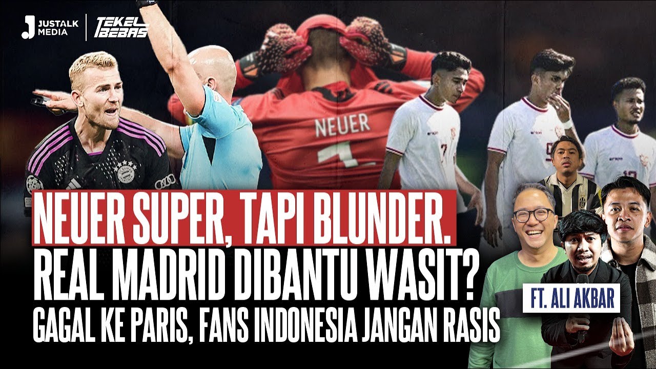 NEUER SUPER, TAPI BLUNDER, REAL MADRID DIBANTU WASIT ? GAGAL KE PARIS ...
