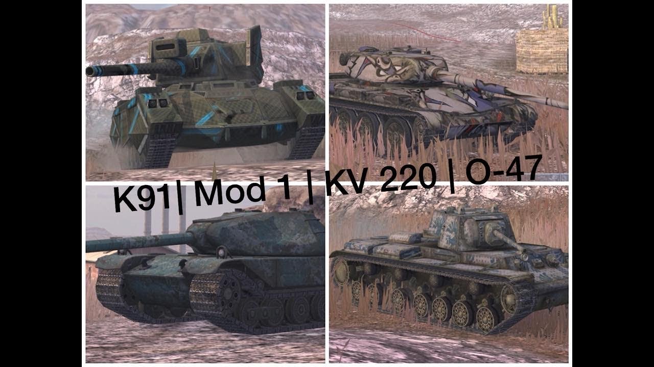 WOT BLITZ || Fél óra Blitz || K91, T 54 mod.1, KV 220 T, O-47 - YouTube