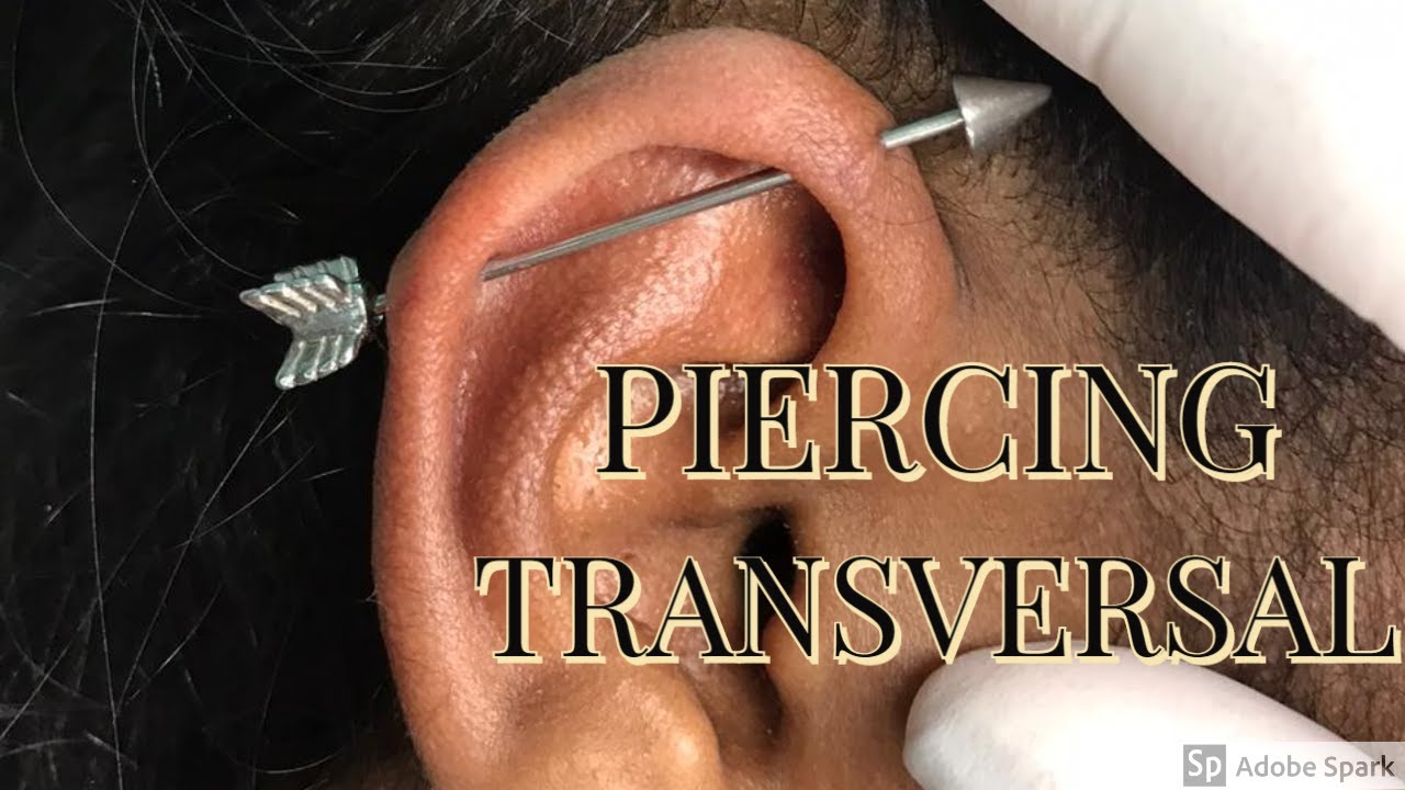 Aplicação Piercing Transversal - YouTube