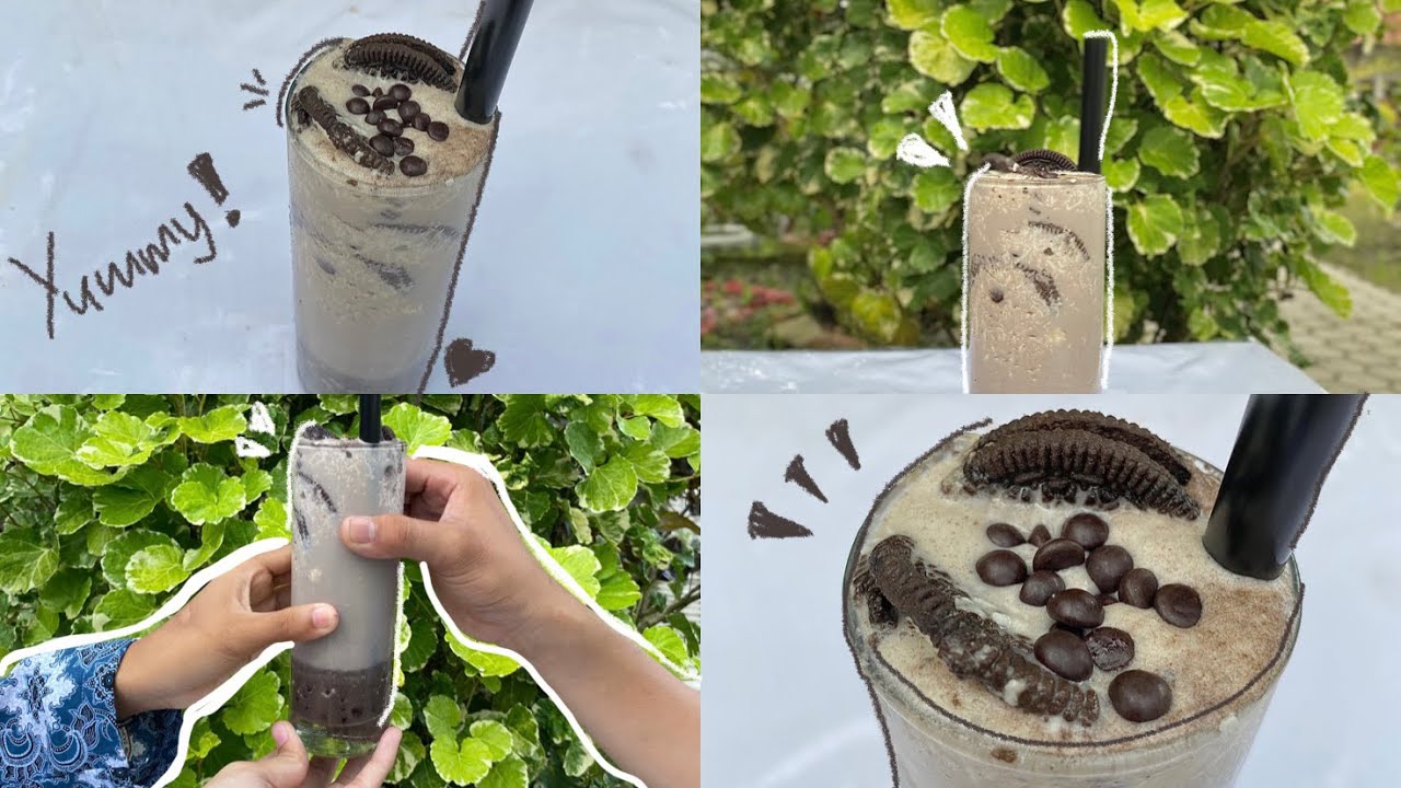 English task “How to make oreo milkshake using a blender” - YouTube