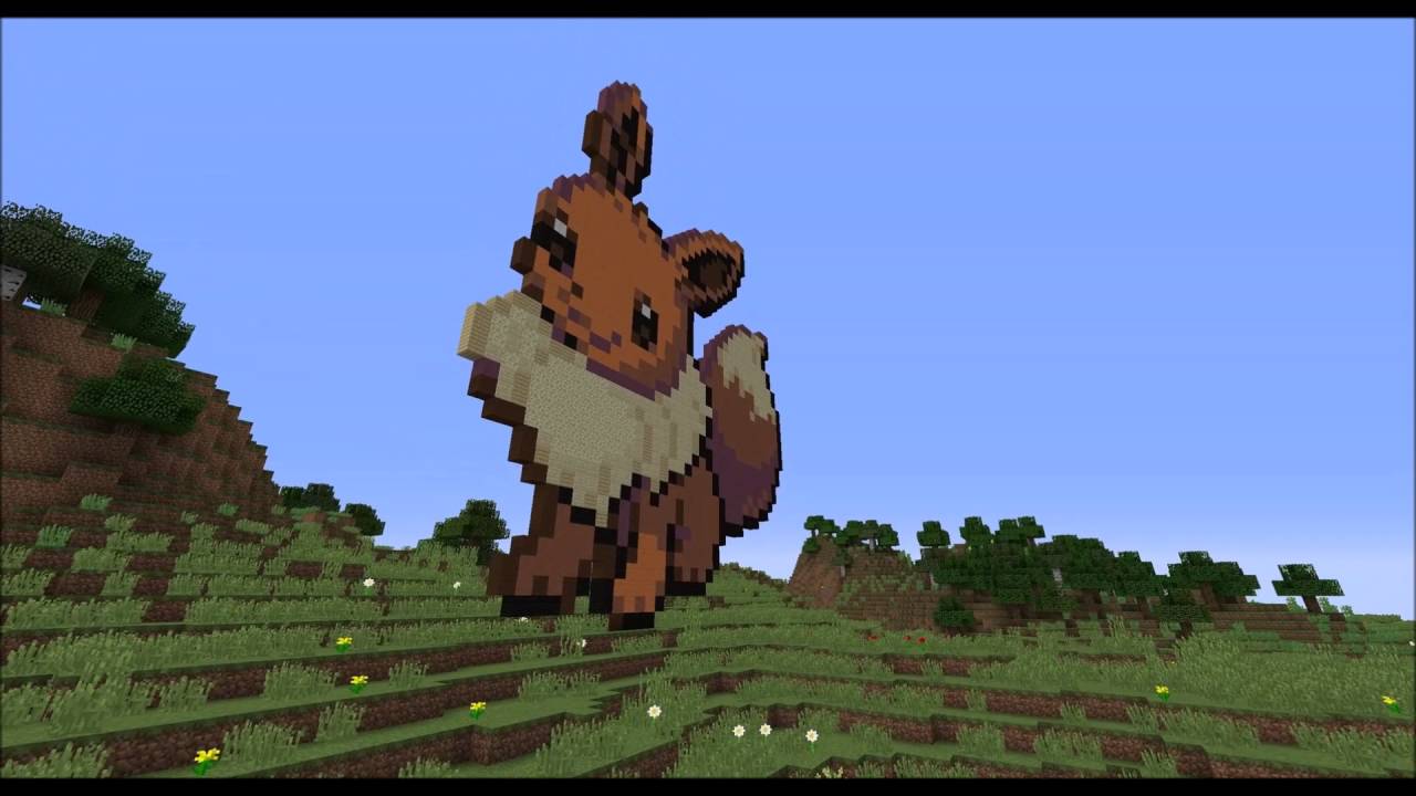 Minecraft: Pokemon Pixel Art - YouTube