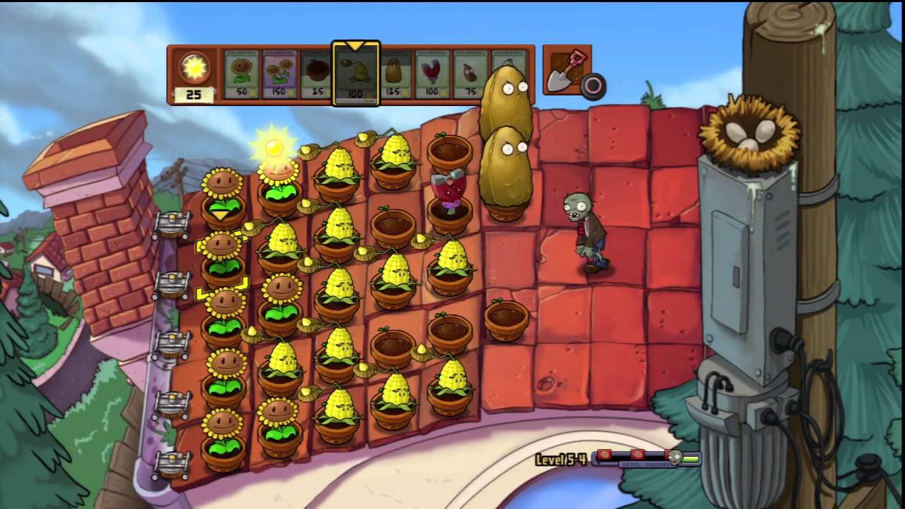 Let's Play Plants Vs. Zombies (PS3) - 28 - Watering Can - YouTube