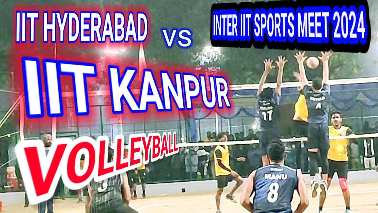 IIT Kanpur vs IIT Hyderabad 🏐 | Pre-Quarter Final Clash 💥 | Inter IIT ...