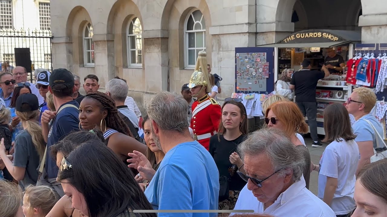 NEVER Heard A King’s Guard Say This Before - YouTube