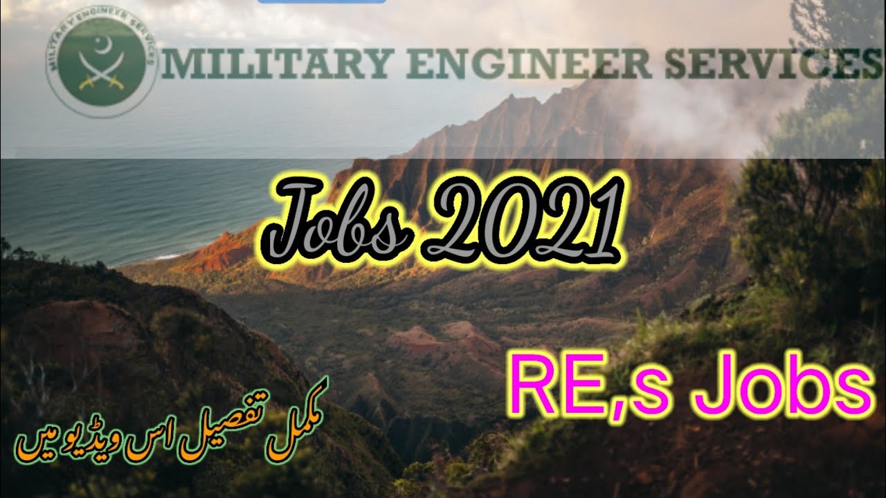 #MES Jobs||#Military Engineer Services Jobs|| MES RE's jobs||MES 2021 ...