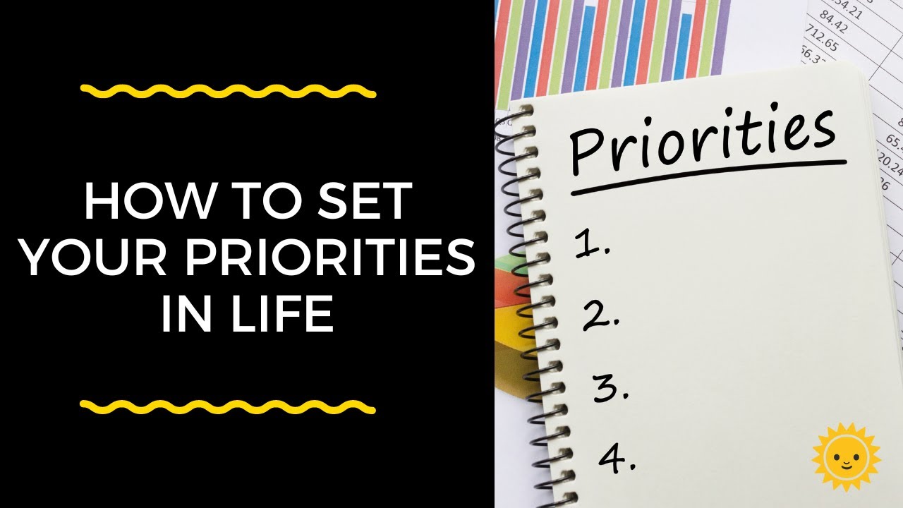 How to Prioritize Your Life the RIGHT Way! - YouTube