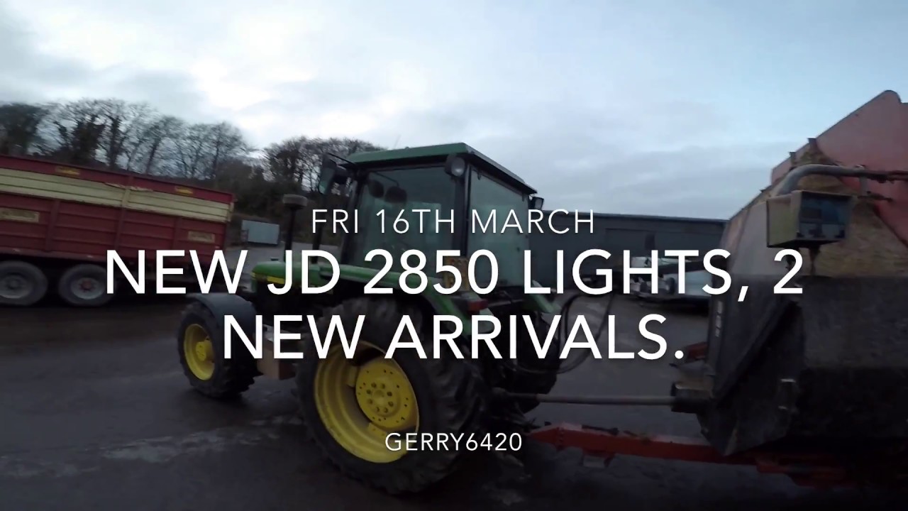 NEW JD 2850 LIGHTS, NEW ARRIVALS - YouTube