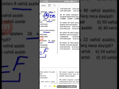 Əlləzov. 1-35.Azalan.Cixilan.Ferq