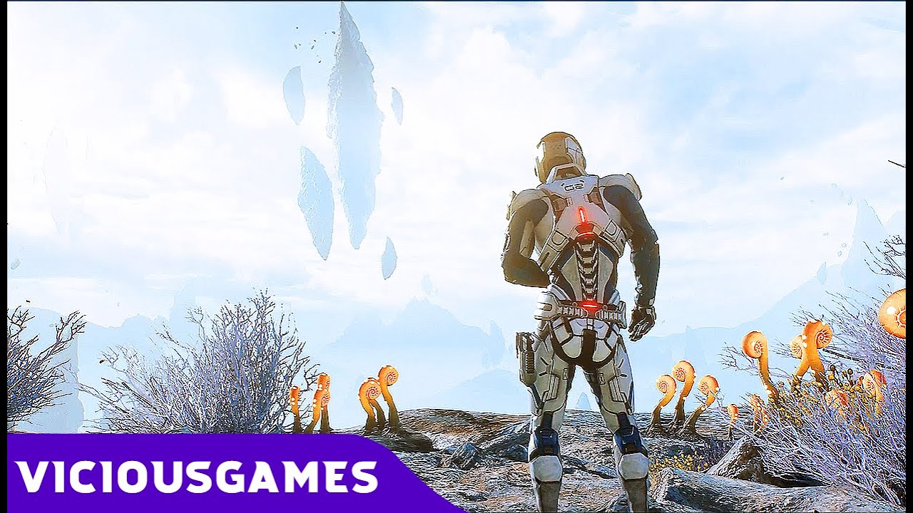 MASS EFFECT ANDROMEDA - HYPERION CRASH LAND ON MERIDIAN - YouTube