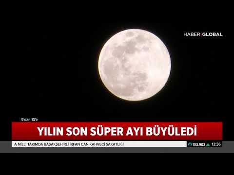 2019 Yılının Son Süper Ayı Büyüledi