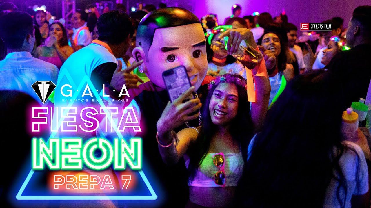 BEST NEON PARTY EVER ( PREPA 7 ) EFFECTS FILM - YouTube