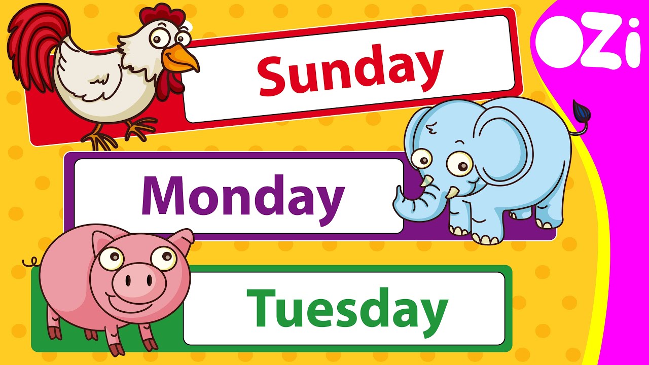 Days of the Week Song for Kids 🎵 Learn the 7 Days with Fun Animation ...