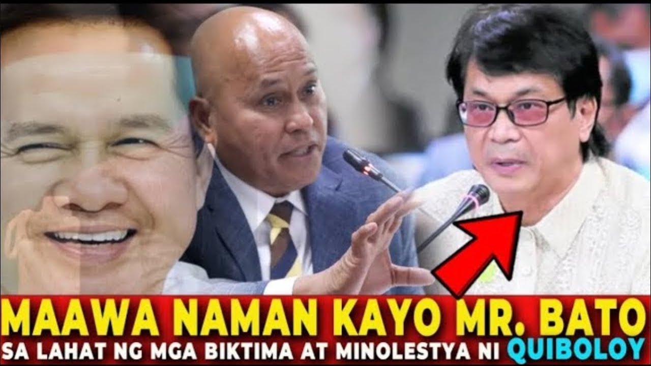 🔴 MAAWA naman KAYO MR. BATO sa LAHAT ng mga naging BIKTIMA ni QUIBOLOY ...