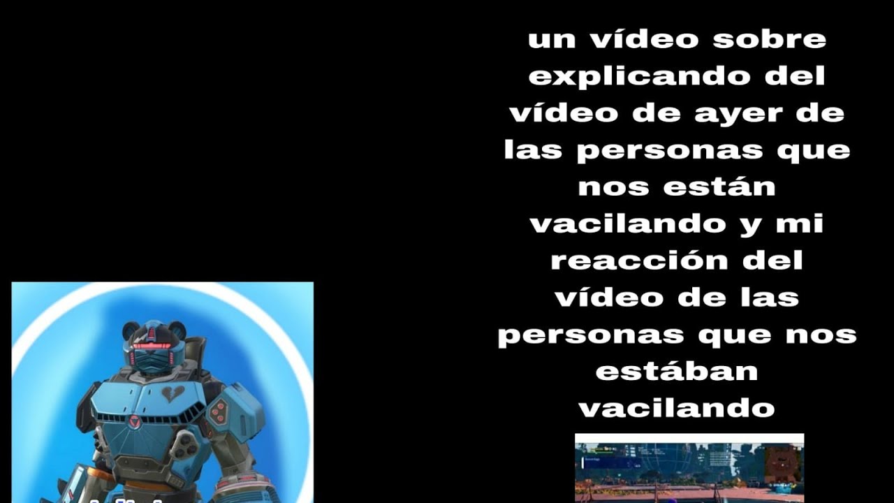 vídeo sobre explicando del video ayer de las personas que nos están ...