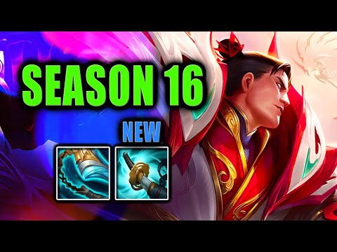 The NEW Garen build in Season 16 - S16 Garen Top lane gameplay commentary