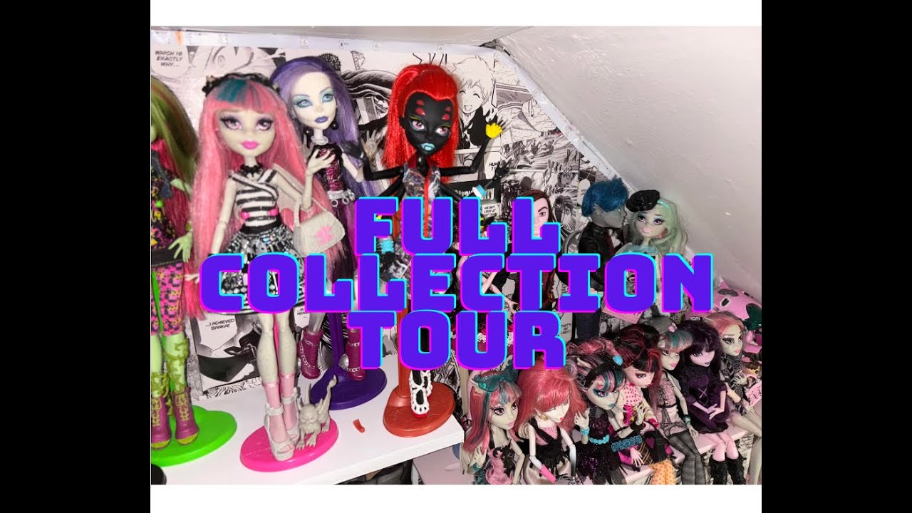 FULL MONSTER HIGH COLLECTION TOUR ♡ (40 + DOLLS!) - YouTube