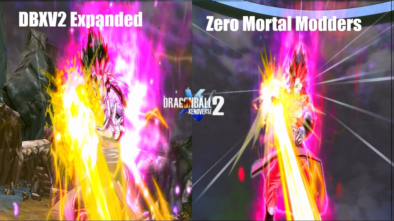 DBXV2 Mods Comparison: Xeno Vegito SSJ4 Showcase - YouTube