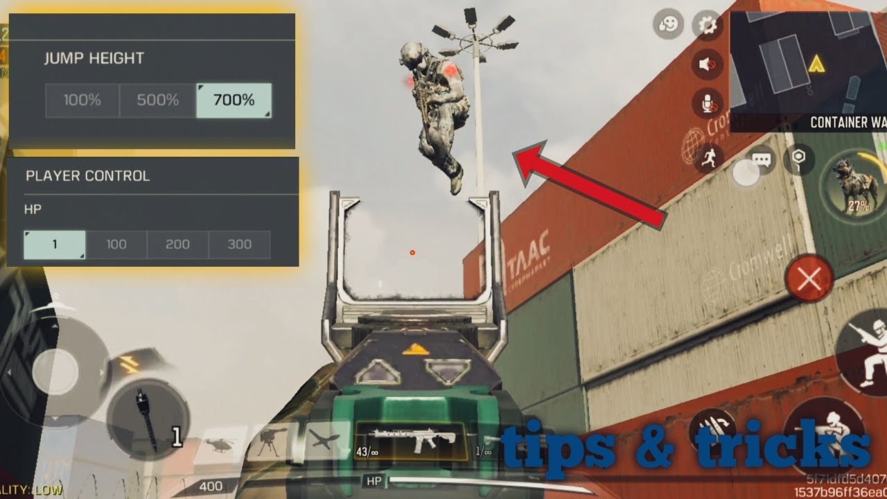 1hp high jump in codm#callofduty #cod #callofdutymobile #codm#hacks ...