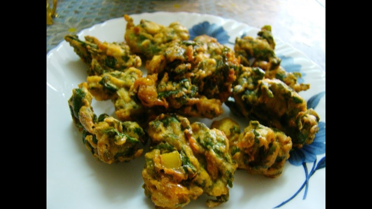 Palak Leaves Pakoda - YouTube
