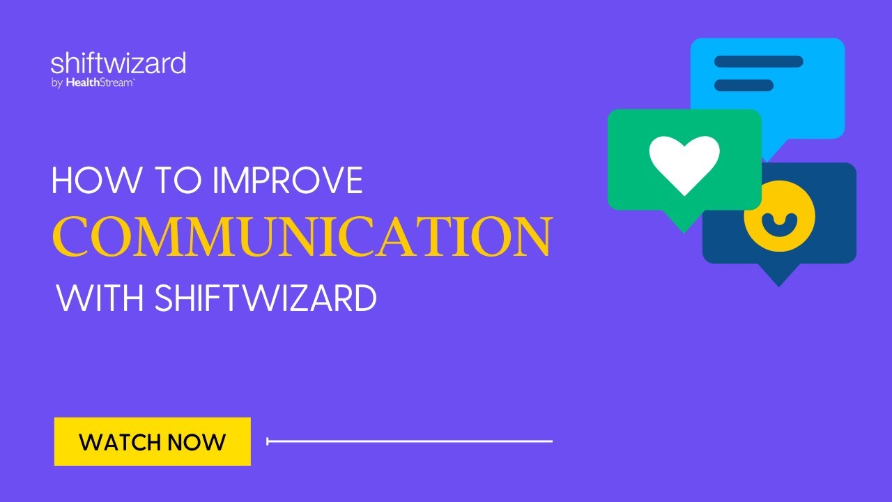 Improve Communication with ShiftWizard Healthcare Staff Scheduling | HealthStream - YouTube