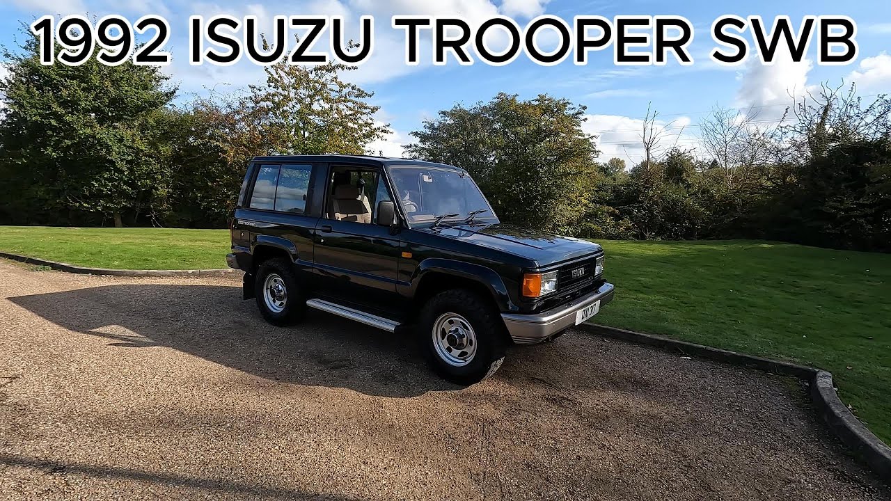 1992 ISUZU TROOPER SWB - YouTube