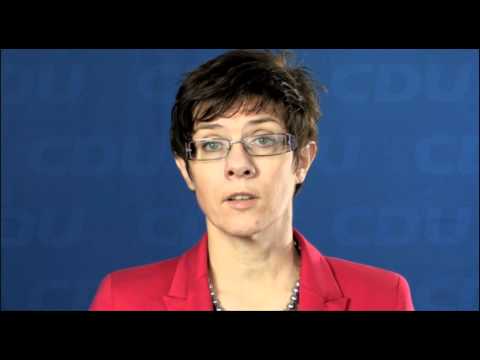 Annegret Kramp-Karrenbauer: Ich will Zukunft ohne Schulden!