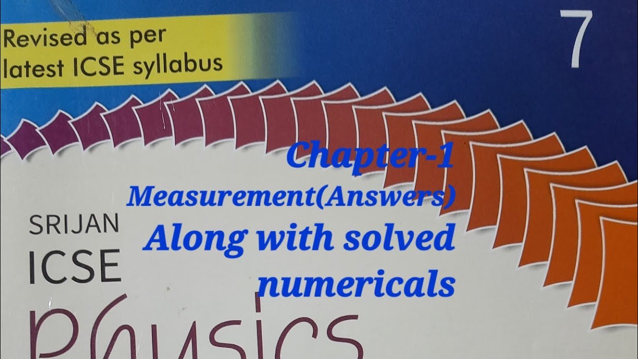 Srijan ICSE Physics Class 7 Chapter 1 Measurement Answers Best srijan-icse-physics-class-7-chapter-1-measurement-answers-best