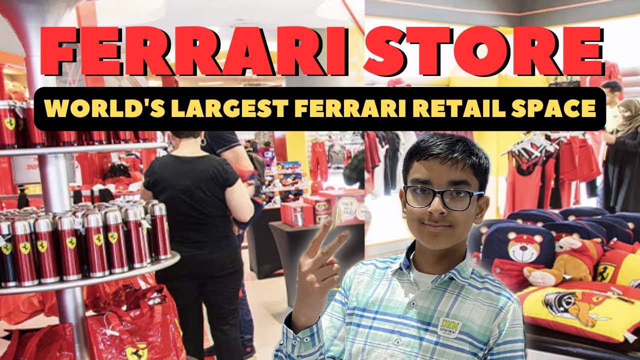 FERRARI STORE at Ferrari World Abu Dhabi: World's Largest Ferrari ...