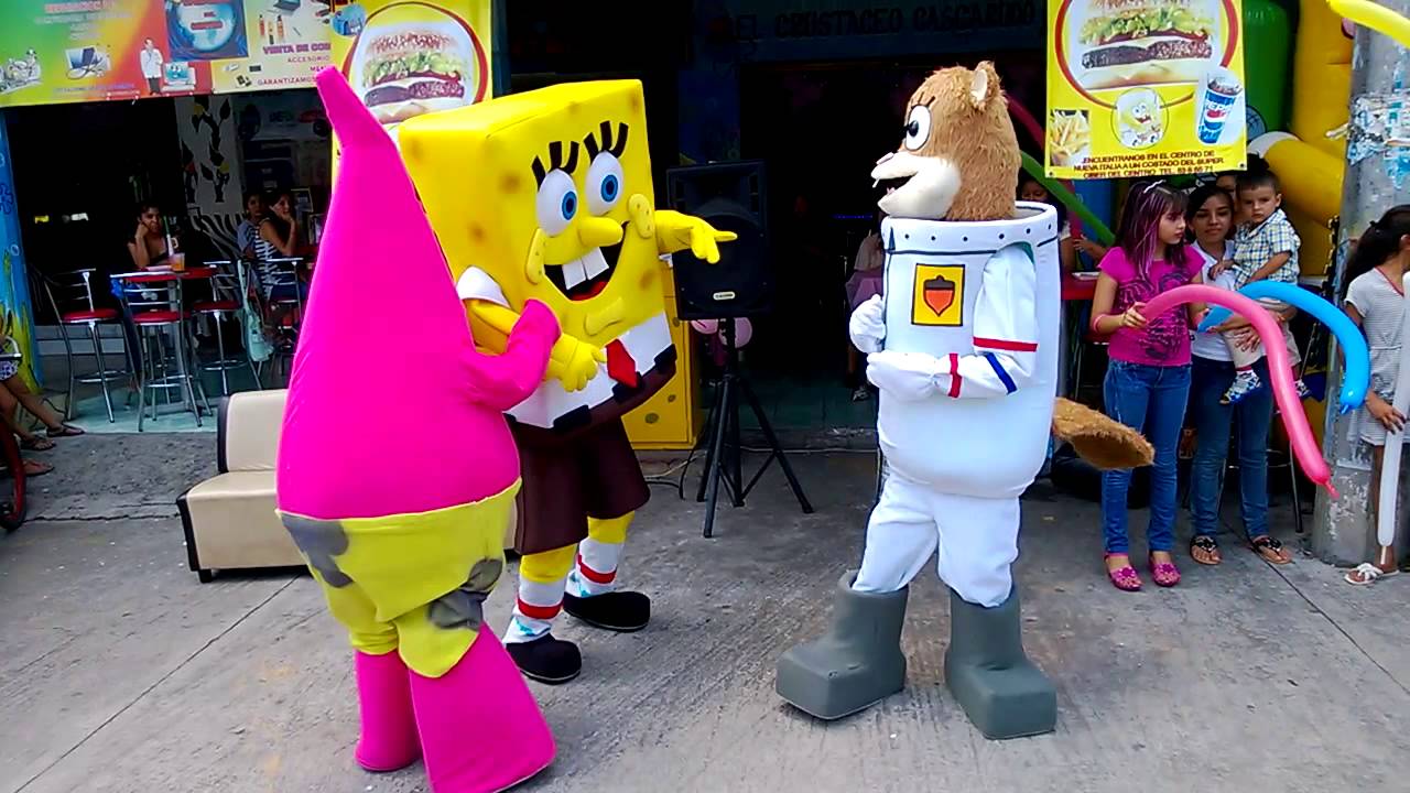 ARENITA EN EL SHOW DE BOB ESPONJA - YouTube