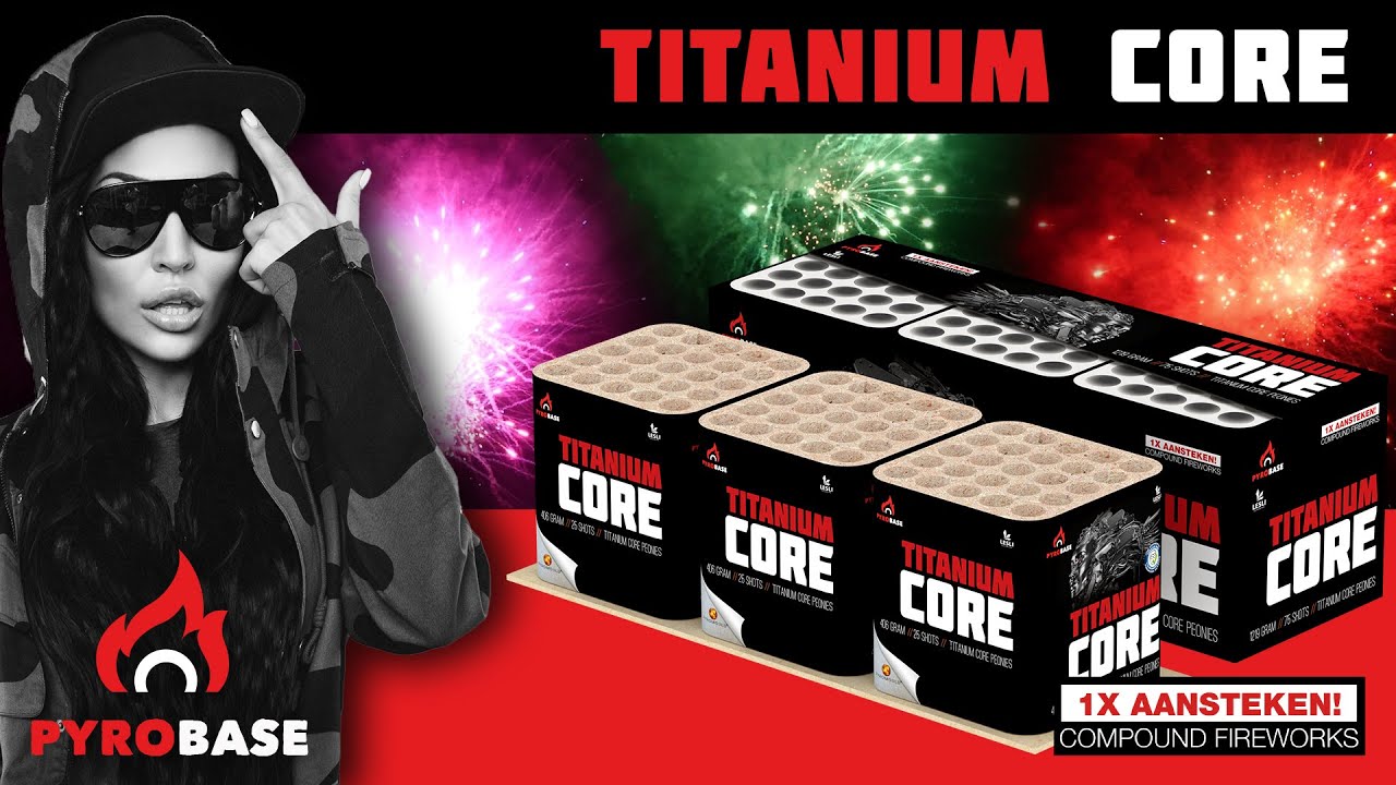 Titanium Core - Pyrobase - Lesli Vuurwerk - 03712 - YouTube