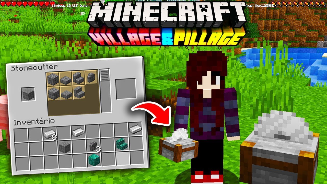 SAIU! NOVA ATUALIZAÇÃO COM FUNÇÃO CORTADOR DE PEDRA NO MINECRAFT ...
