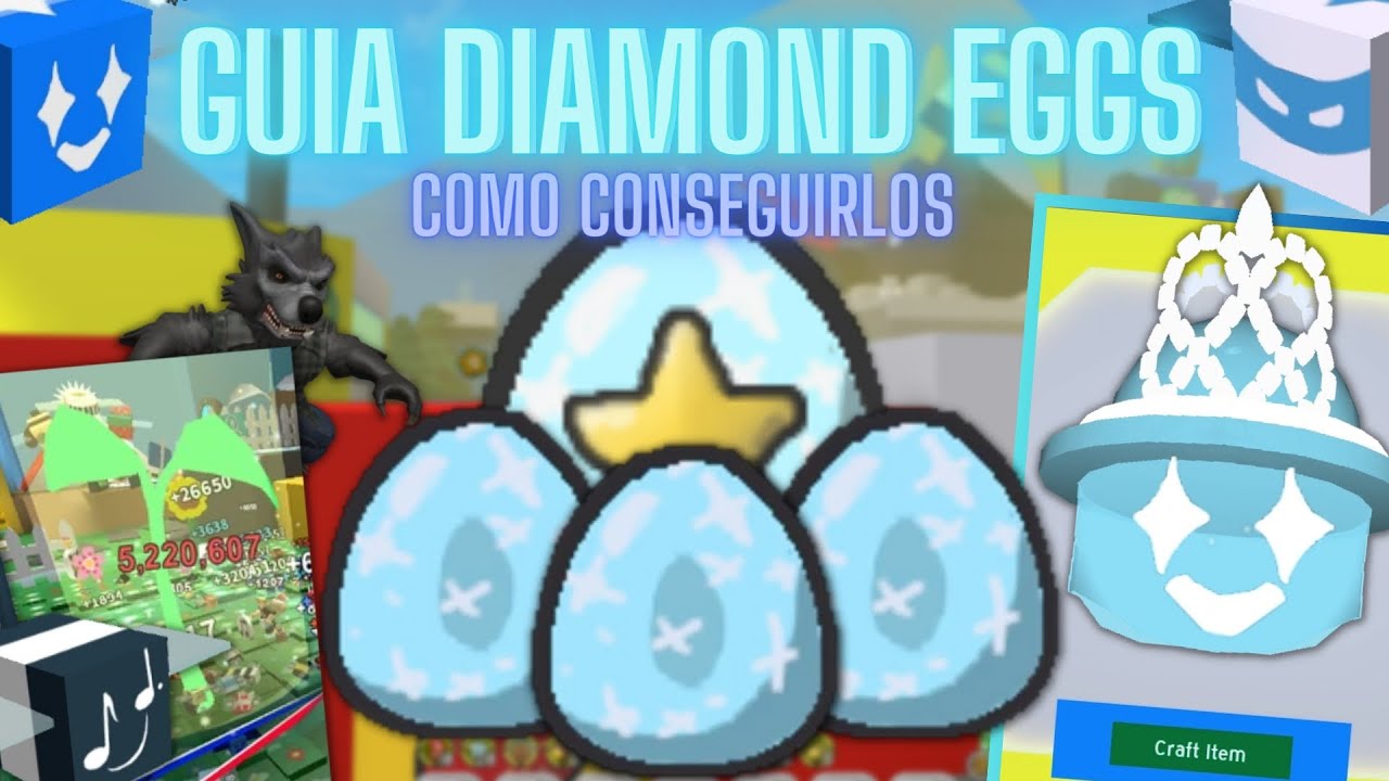 GUIA DIAMOND EGGS 🥚💎 CONSIGUE LA DIAMOND MASK RÁPIDO 🧢💎| bee swarm ...