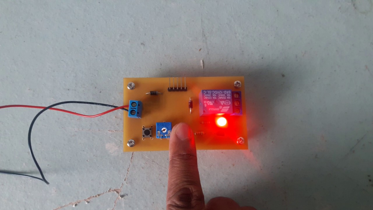 Project PIC Dark Light Activated Relay - YouTube