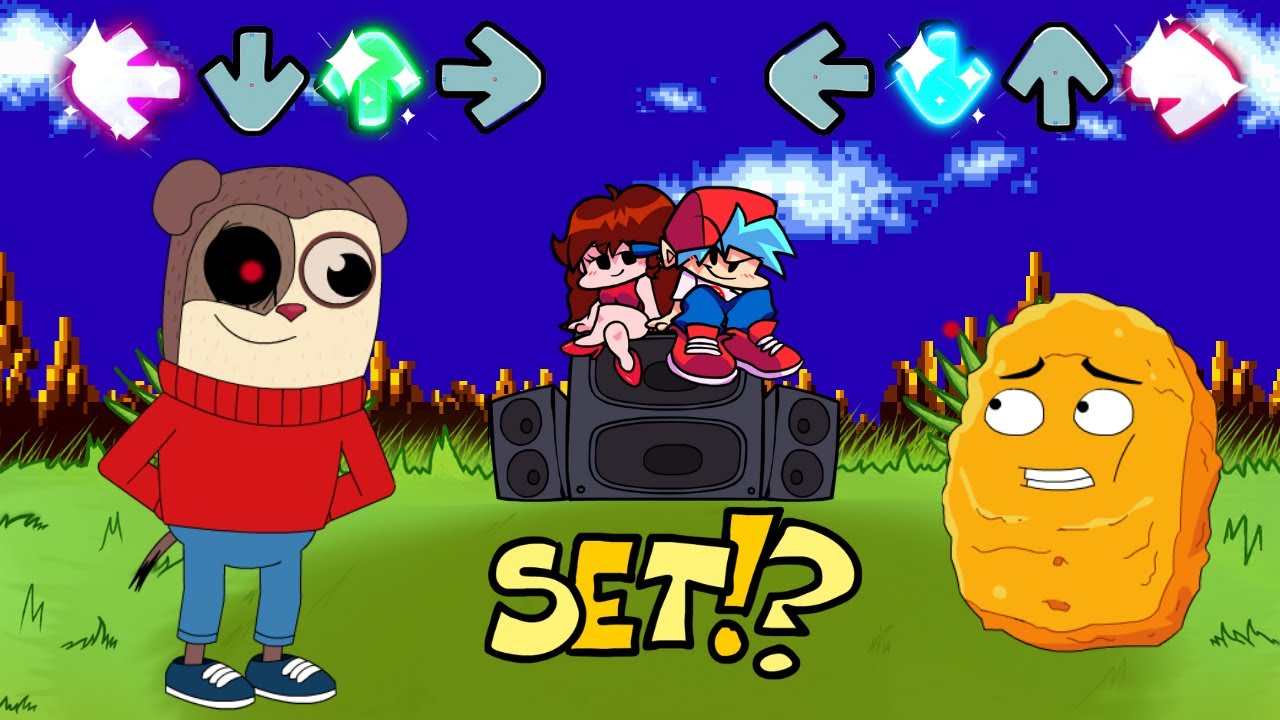 Friday Night Funkin' - Max vs Nugget (Chasing) - Twiddlefinger Sings ...