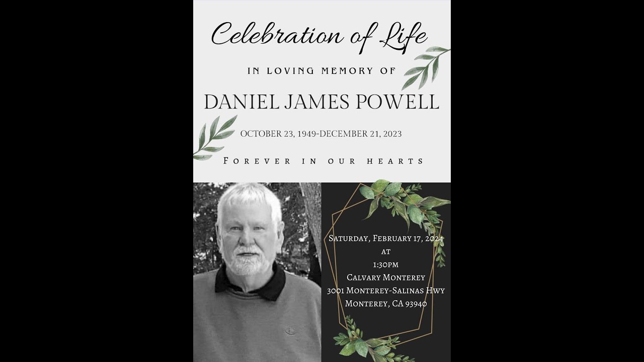 Daniel Powell Celebration of Life HD 720p - YouTube