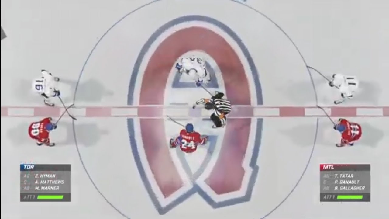 NHL 21 Gameplay (non commenté) Montréal vs Toronto - YouTube