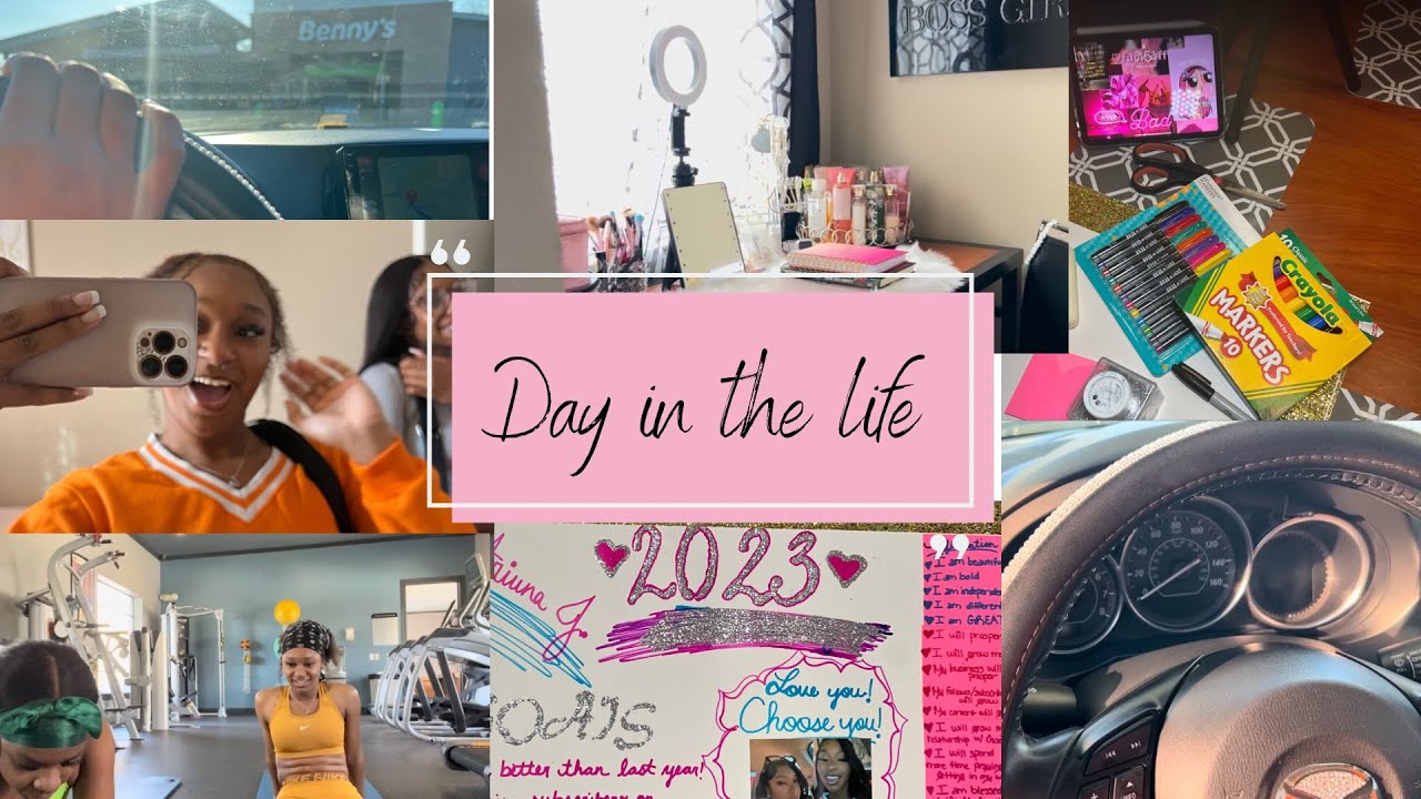 Day in my life vlog💗 || gym, car wash, cooking, & vision boards! - YouTube