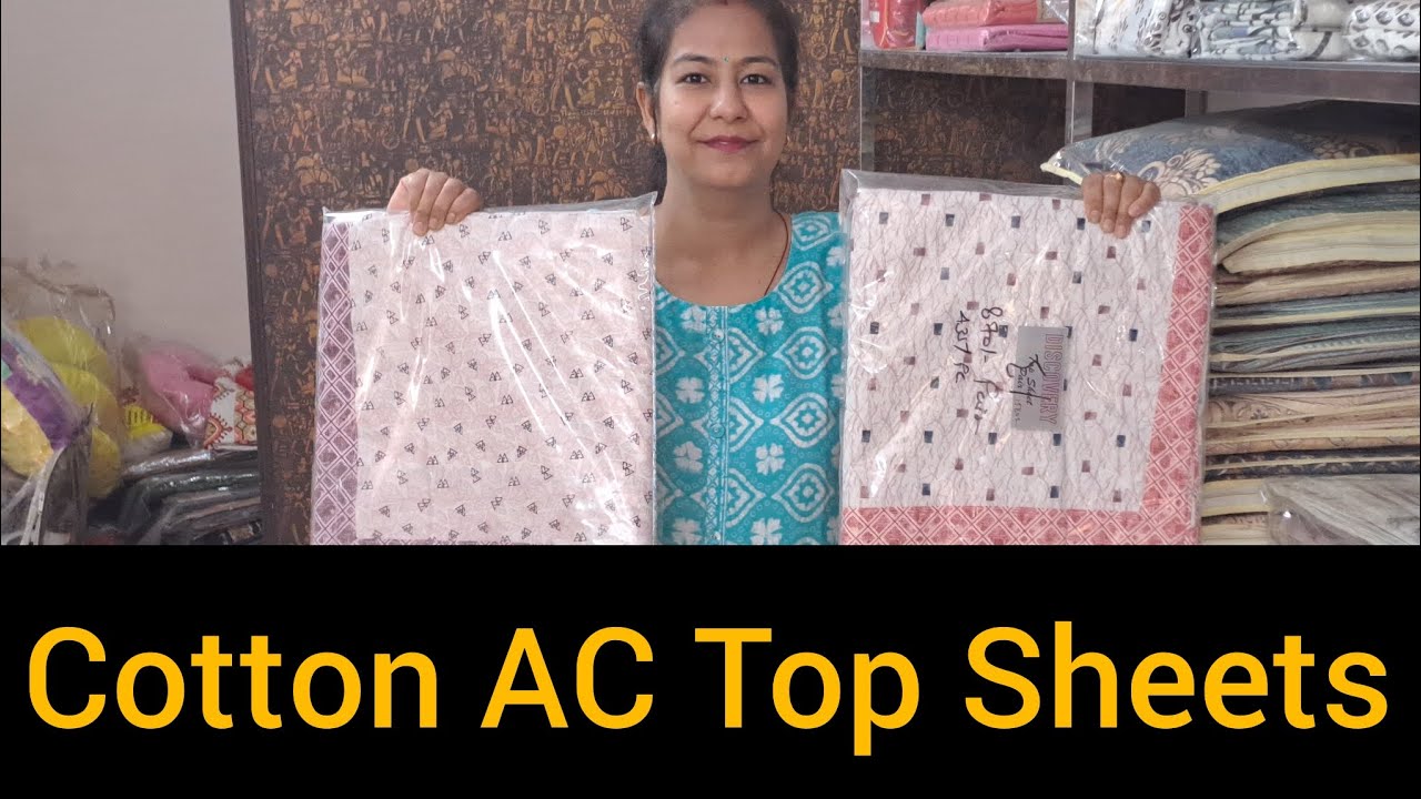 AMAZING COLLECTION OF AC TOP SHEETS CAN BE USE AS DIWAN BEDSHEET, PURE ...