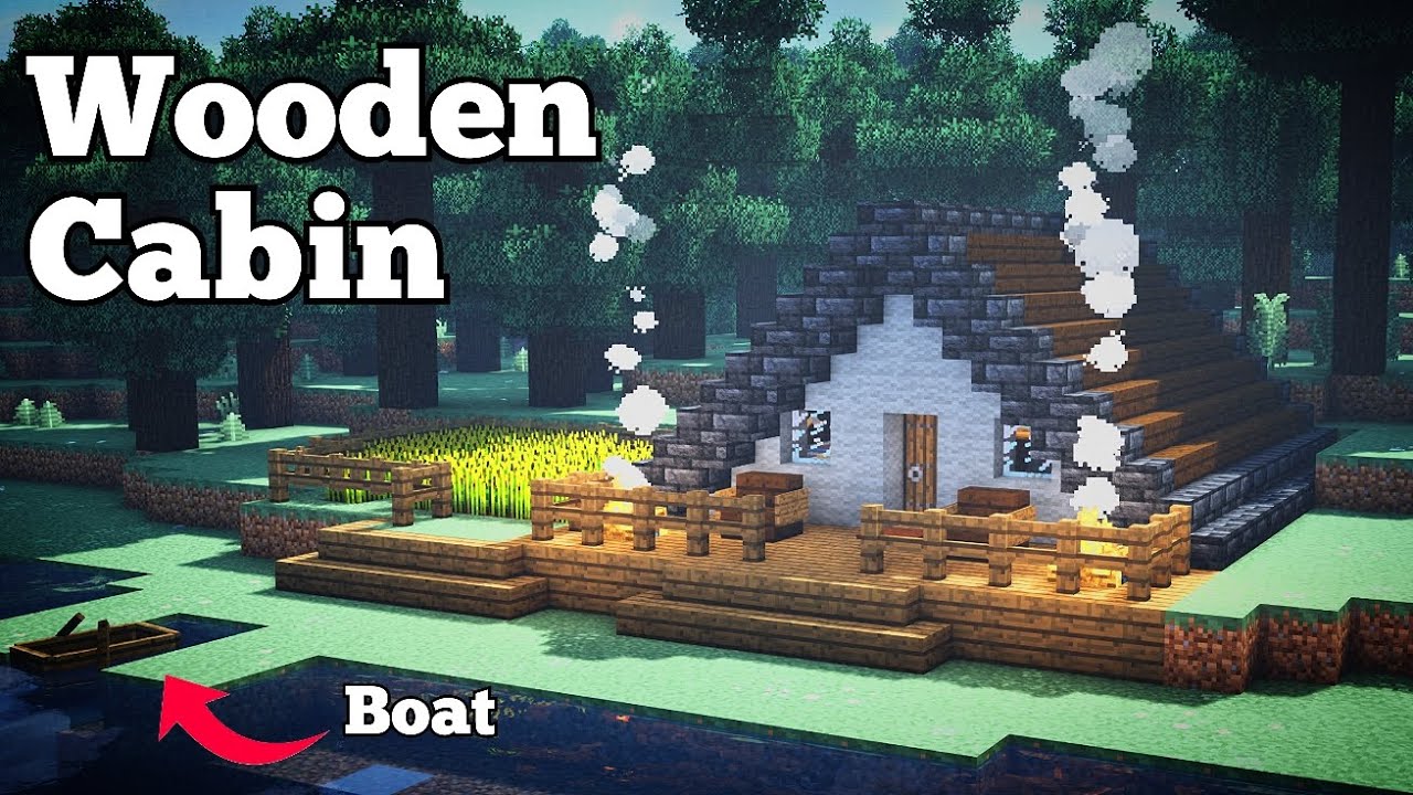 The Best Starter Cabin for Minecraft Survival 🔥 - YouTube