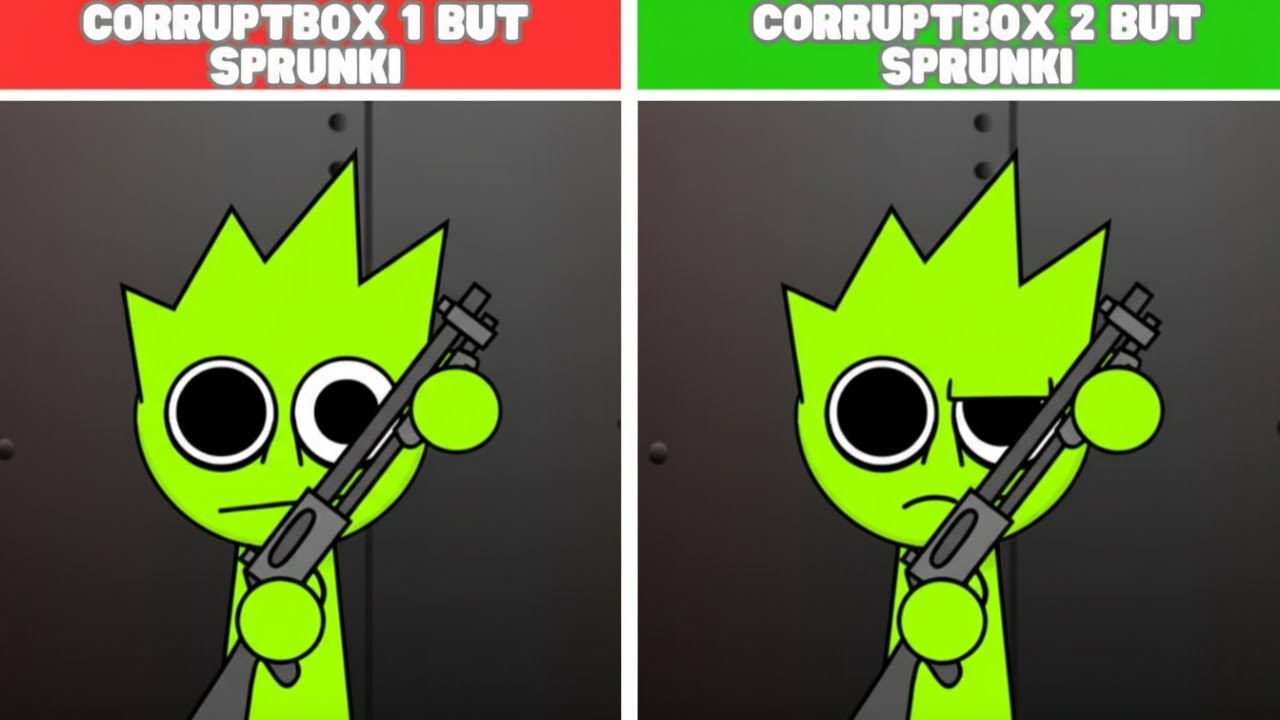 All Characters | Corruptbox 1 But Sprunki VS Corruptbox 2 But Sprunki ...