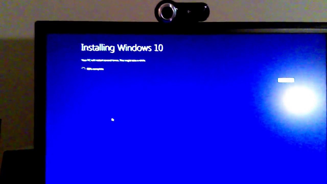 Installing Windows 10 on HP Slimline Computer - YouTube
